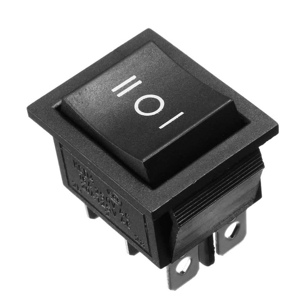 SWITCH ROCKER ON-OFF-ON 4 PIN CON TIMBRE – Kuali Mecatrónica