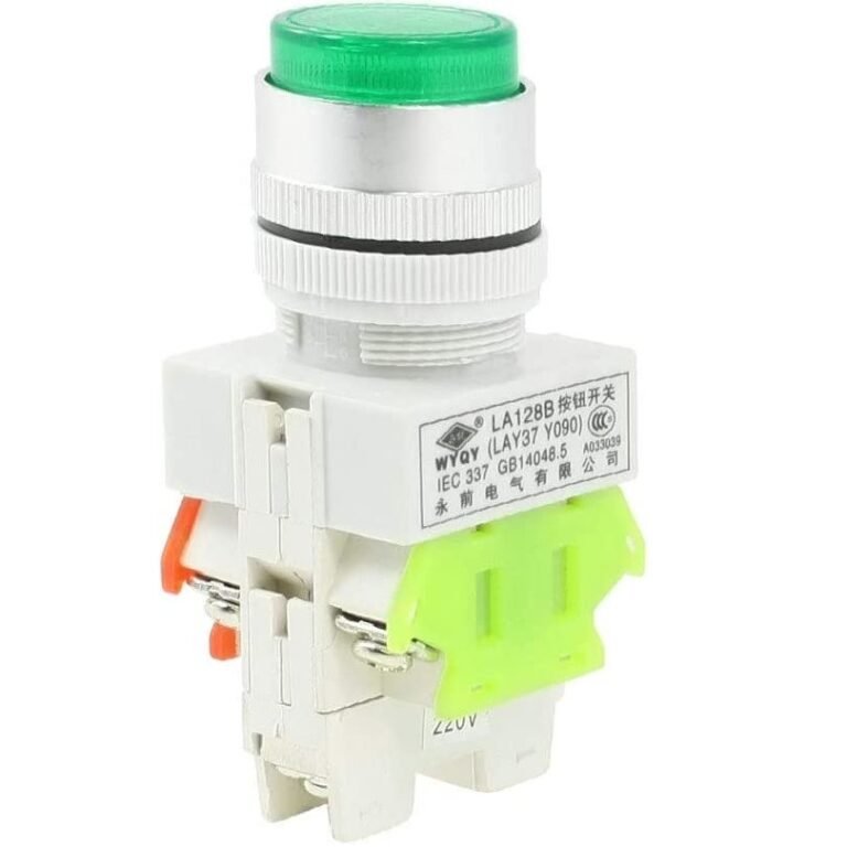 BOTON ON-OFF VERDE BOTON INDUSTRIAL LED 220V – Kuali Mecatrónica