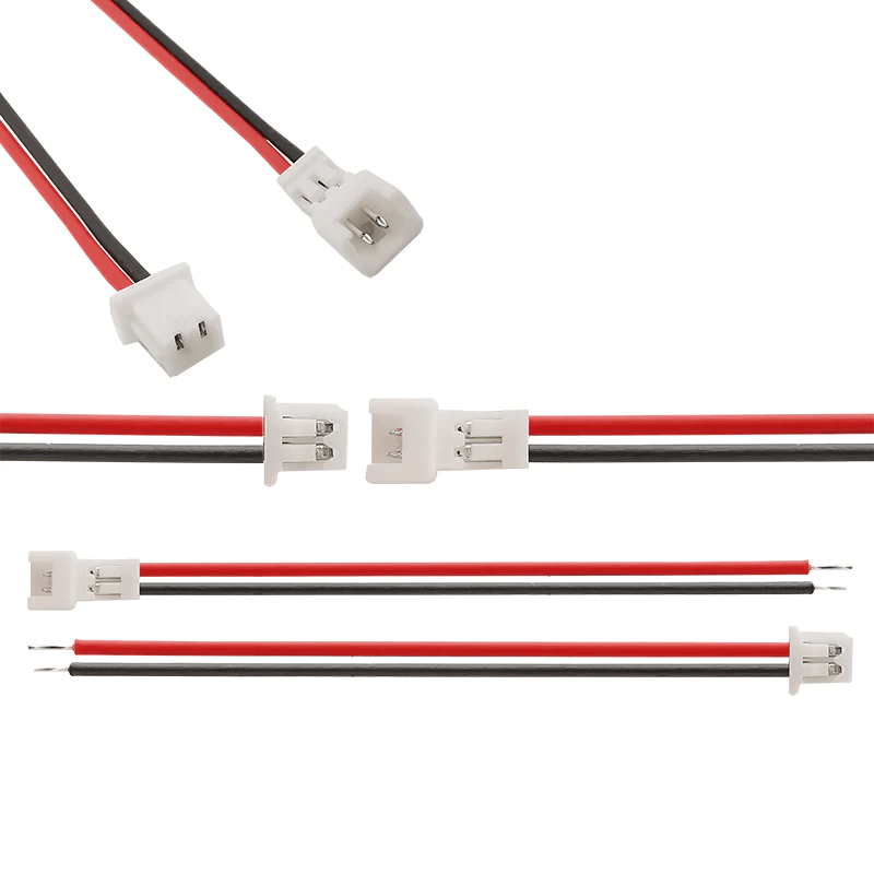 CONECTOR HEMBRA/MACHO 2 PINES TIPO PITCH CON CABLE – Kuali Mecatrónica