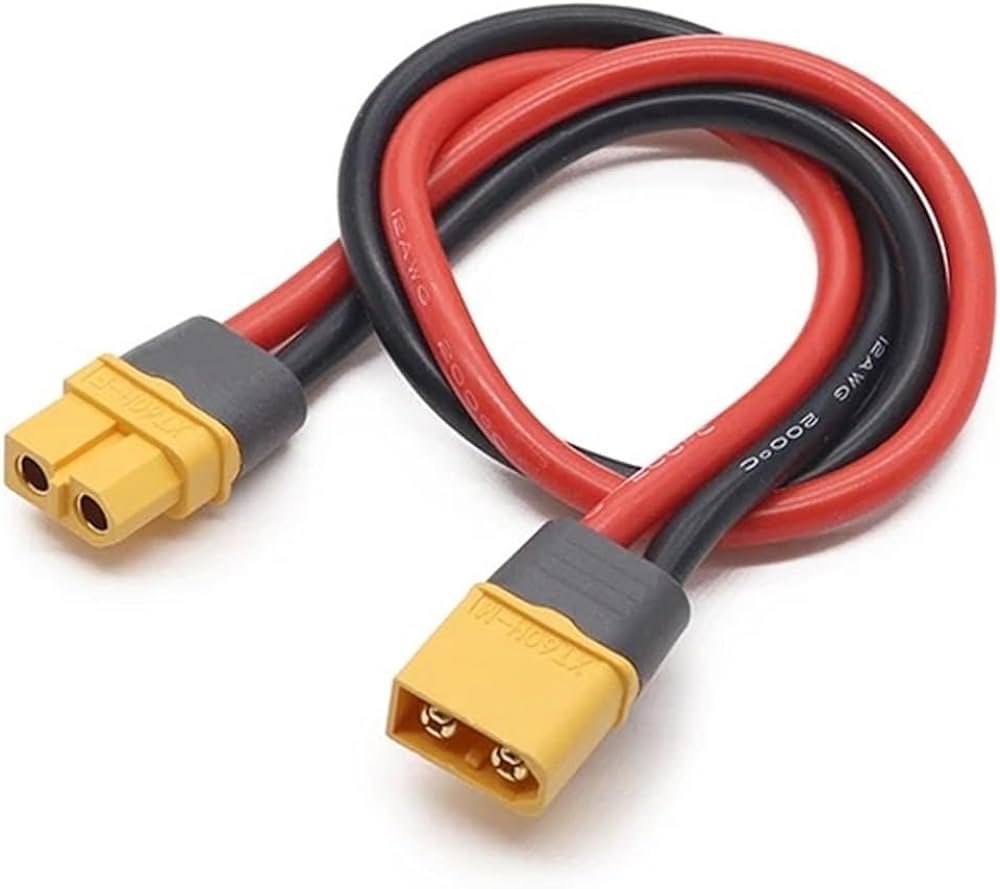 CABLE DE CORRIENTE MACHO-HEMBRA 14AWG 200°C – Kuali Mecatrónica