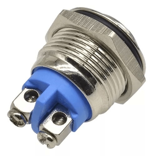 SWITCH PUSH BOTON METALICO 3A 16MM – Kuali Mecatrónica